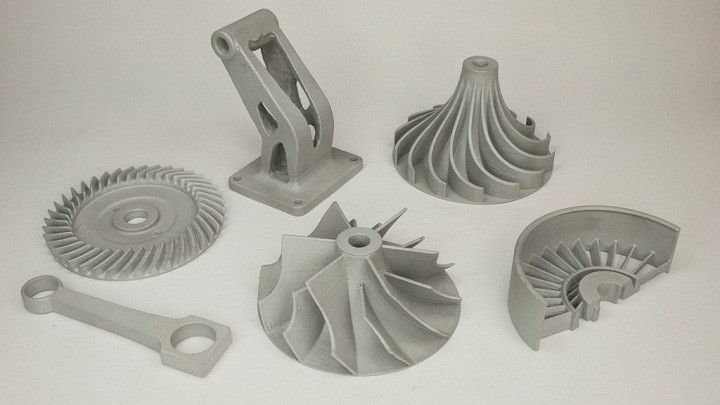 Radial Array Turbine Blade Assembly 3D Printing Parts With Integrated ...